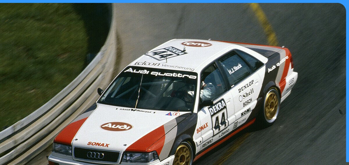 DTM 1990: Audis Werksdebüt mit Stuck und V8 quattro
