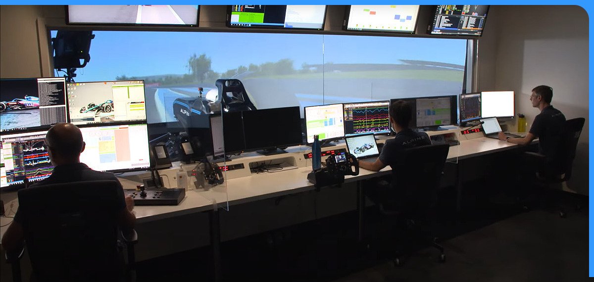 Alpine erklärt: So funktioniert ein Formel-1-Simulator