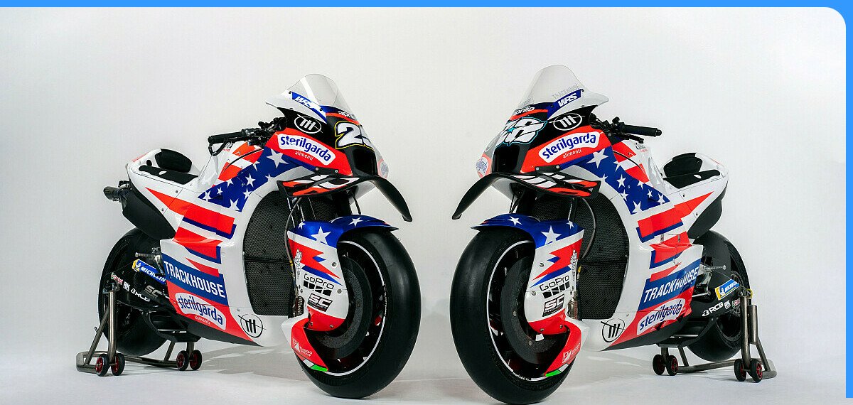 Trackhouse zeigt finales MotoGP-Design: Stars and Stripes für US-Team