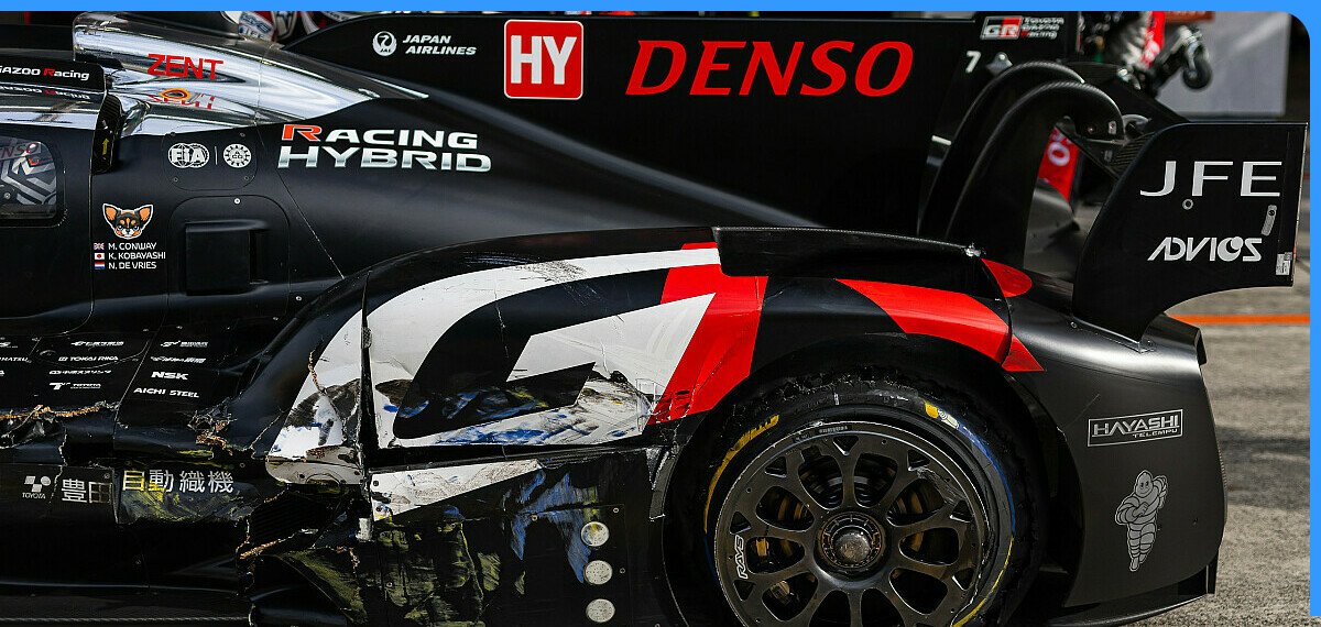 WEC-Unfall in Fuji: Heftiger Crash zwischen Porsche und Toyota