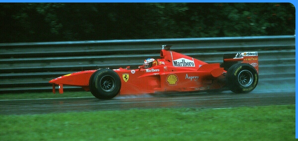 Video - Schumacher vs. Coulthard in Spa 1998 - Formel 1