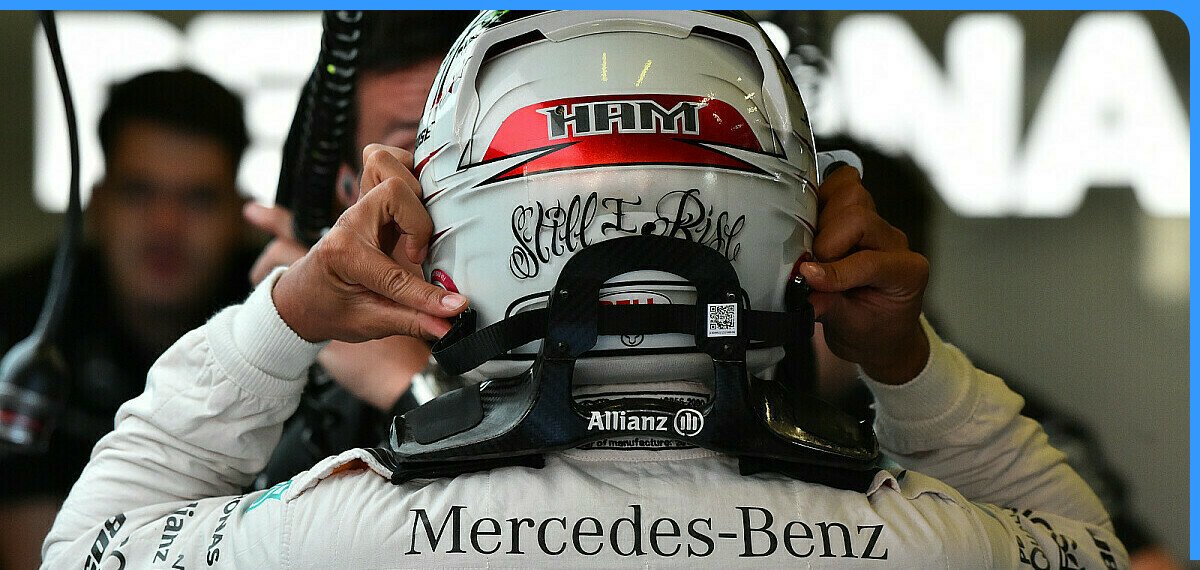 Mercedes-Star Lewis Hamilton lässt seinen F1-Helm 2017 von Fans designen