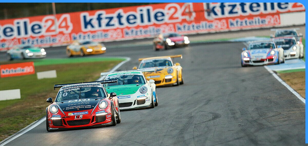 Jeffrey Schmidt hat beim Saisonfinale des Carrera Cup am Hockenheimring ...
