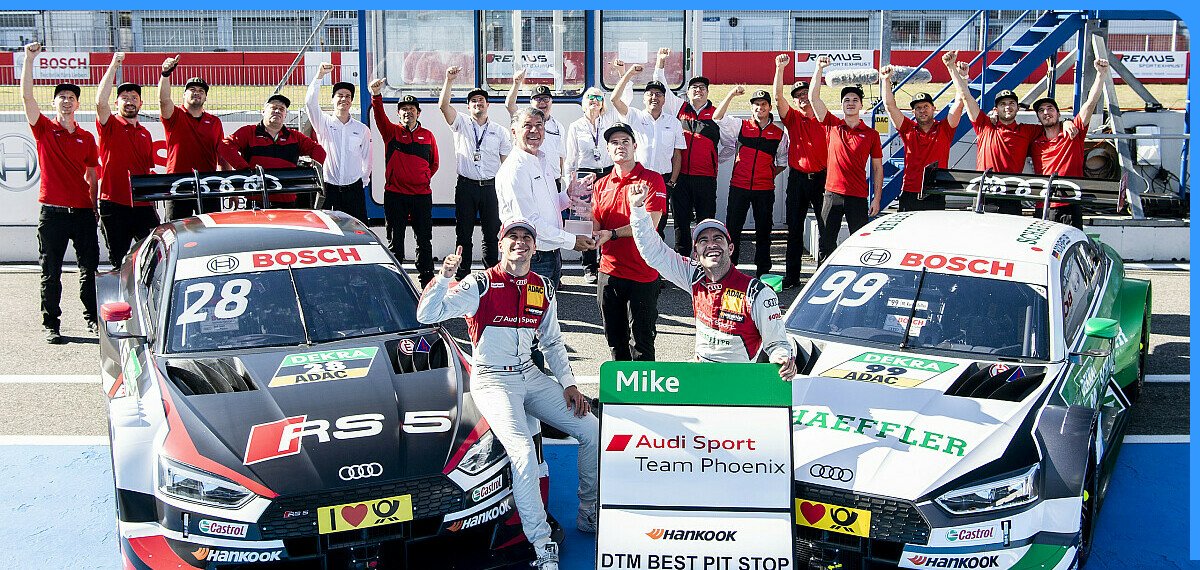 DTM: Audi-Team Phoenix gewinnt Boxenstopp-Award von Hankook