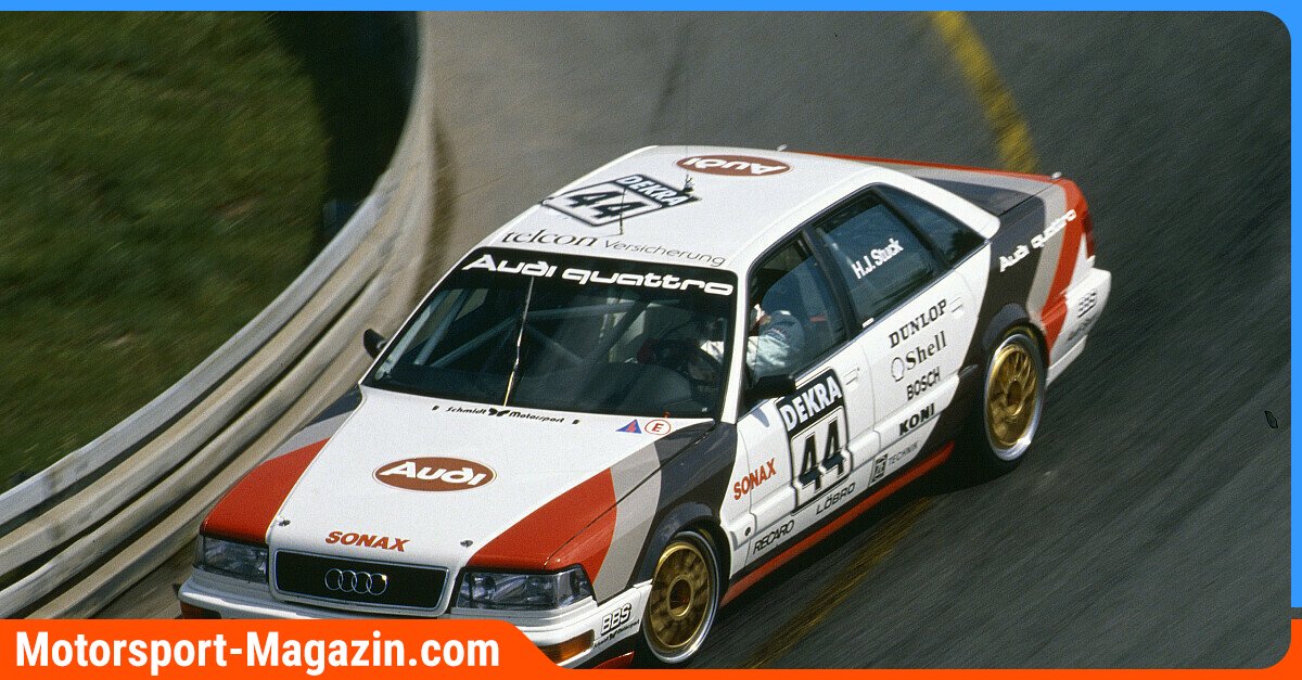 DTM 1990: Audis Werksdebüt mit Stuck und V8 quattro