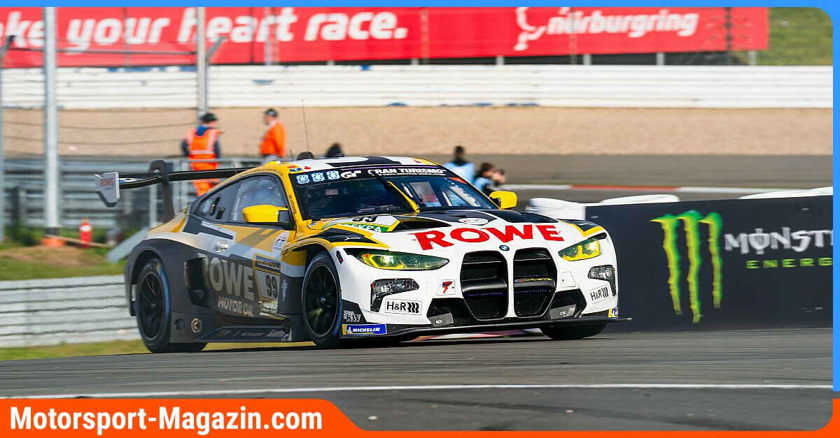 24h Nürburgring: Rowe-BMW verunfallt in Führung liegend nach Dreifach-Crash