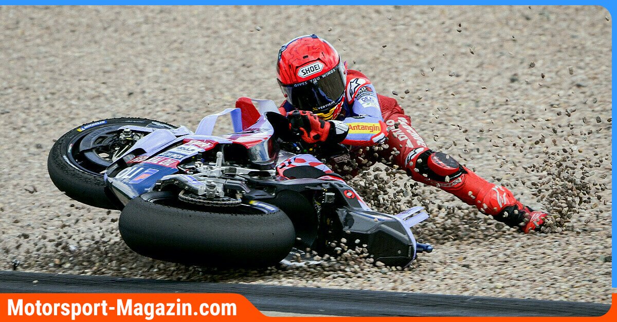 Marc Marquez am Sachsenring verletzt: Brüche und Prellungen nach MotoGP ...