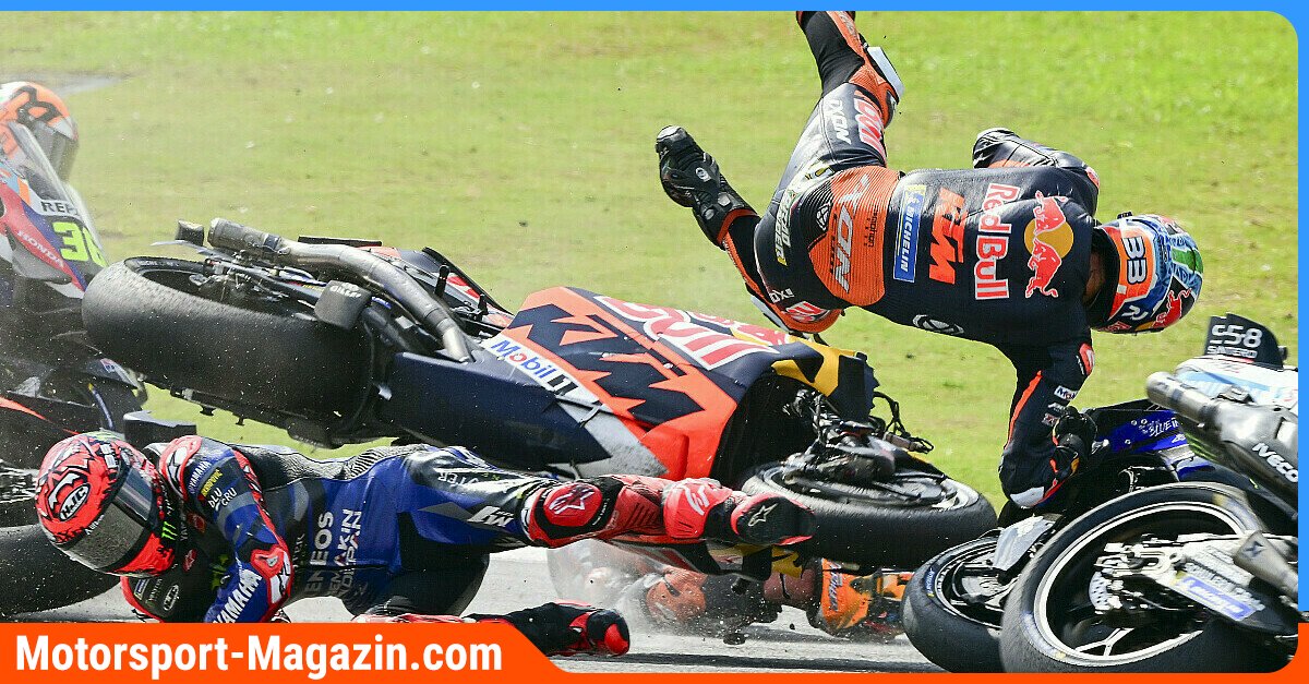 MotoGP-Horrorunfall im Malaysia-GP geht glimpflich aus: War beängstigend!