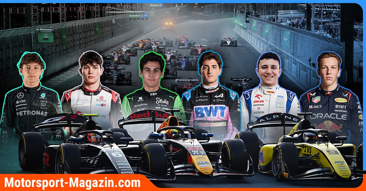 Formel-1-Rookies 2025: Das sind die heißen Aktien der Zukunft!
