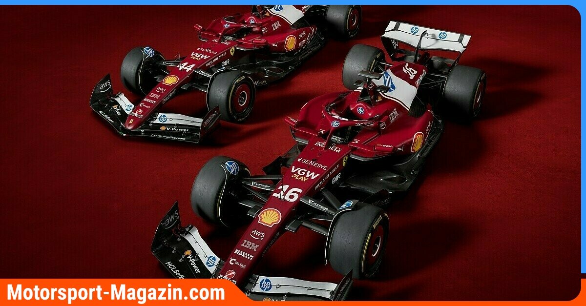 Präsentation Ferrari SF-25: Bilder vom neuen Formel-1-Auto