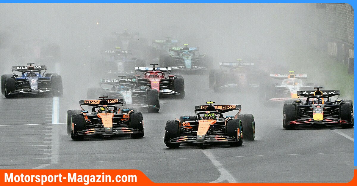 Formel 1 Re-Live: Stimmen zum Regen-Thriller im F1-Liveticker - Alle News aus Melbourne