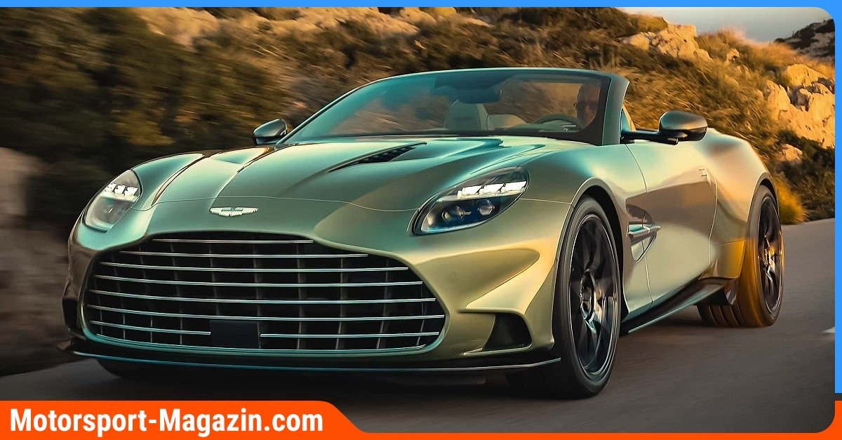 Auto - Aston Martin Vanquish Volante 2025 mit 835 PS. Luxus-Cabrio mit ...