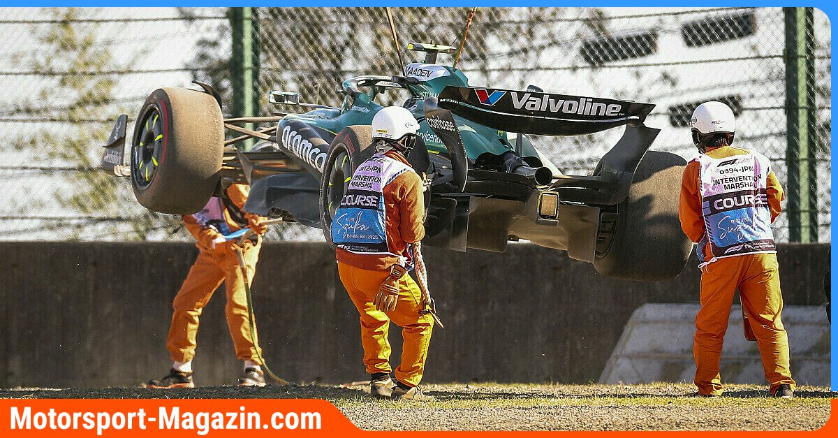 Formel 1 Re-Live aus Japan: Trainings-Chaos, 4 Abbrüche, Riesen-Crash - Reaktionen im Ticker
