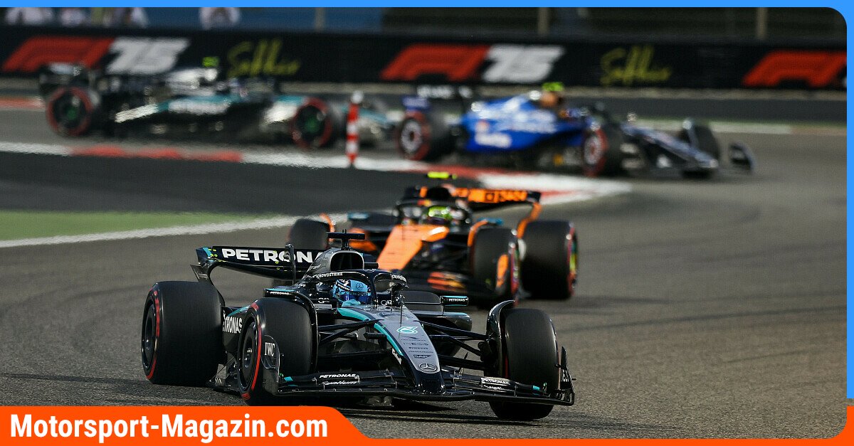 Formel 1 RE-LIVE: Russell behält P2, Hülkenberg disqualifiziert - Bahrain-Rennen im Liveticker