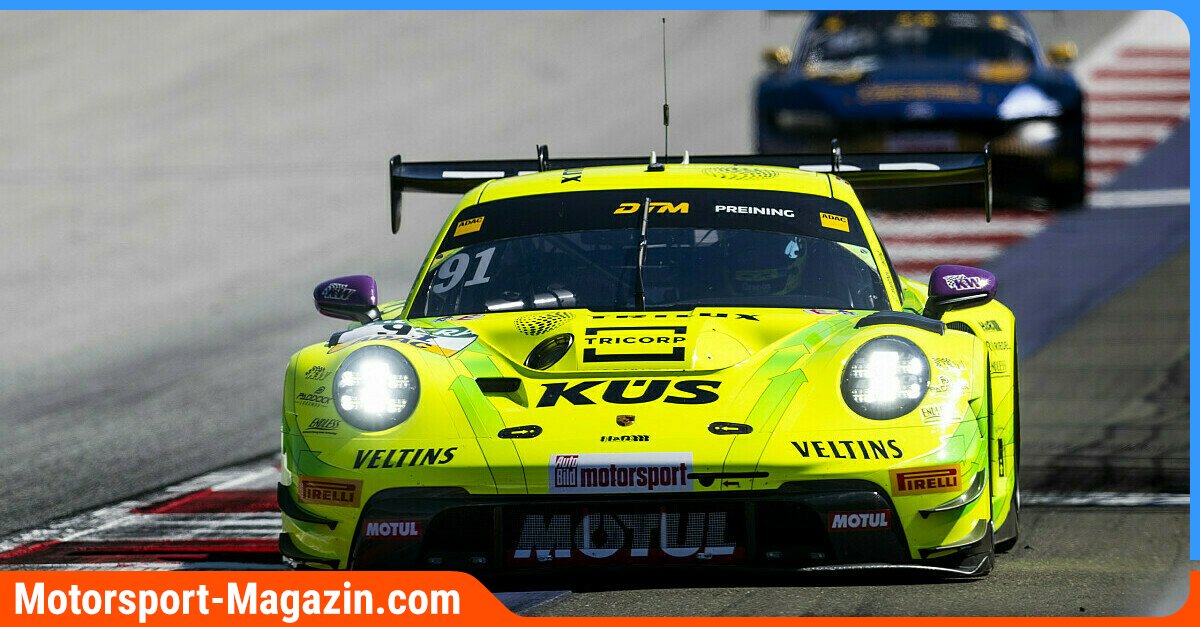 DTM Red Bull Ring: Thomas Preining gewinnt Saisonauftakt - Pech und ...