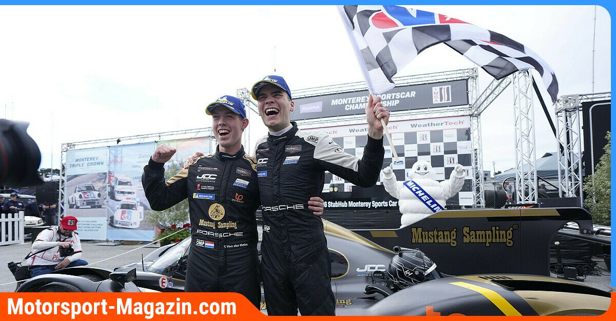 IMSA-Wahnsinn in Laguna Seca: Deutsches Supertalent Laurin Heinrich ...