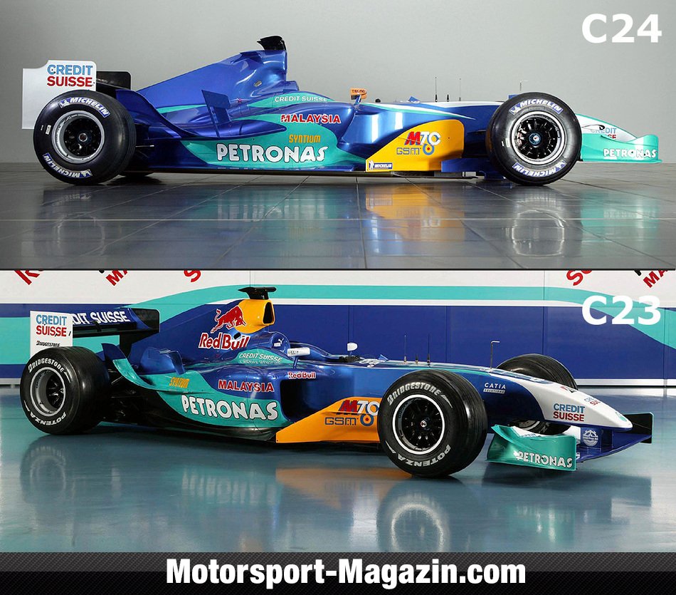 Der C23 & C24 im Vergleich - Bild 1 - Formel 1 Bilderserie Motorsport ...