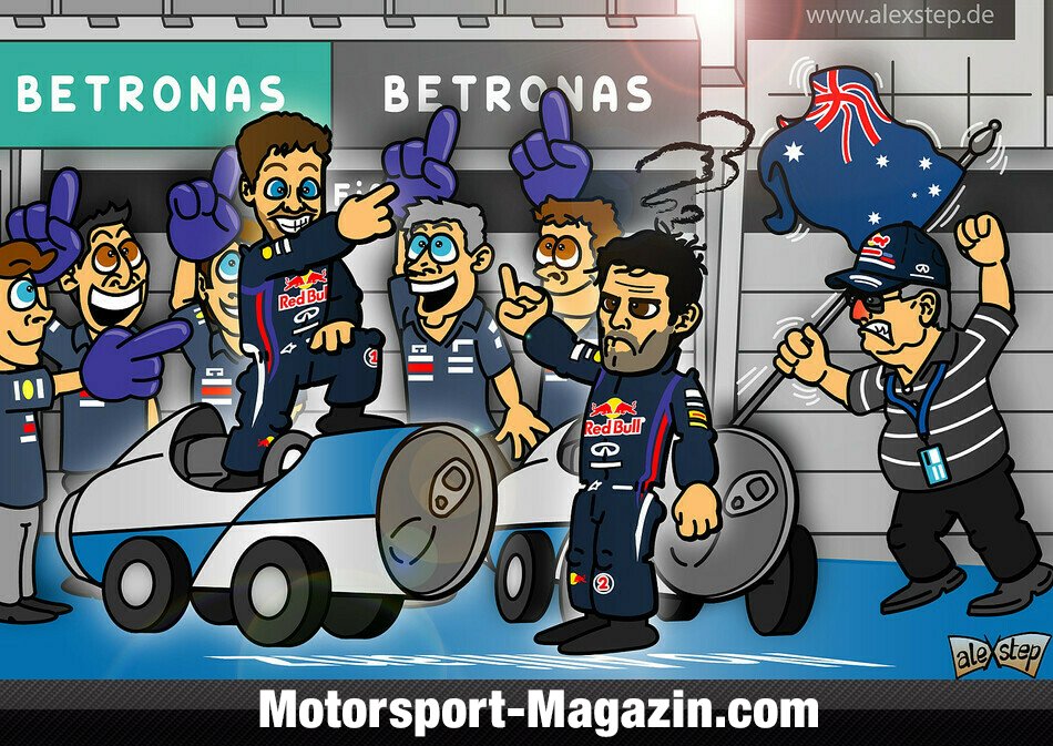 Comic: Stunk bei Red Bull Racing - Formel 1