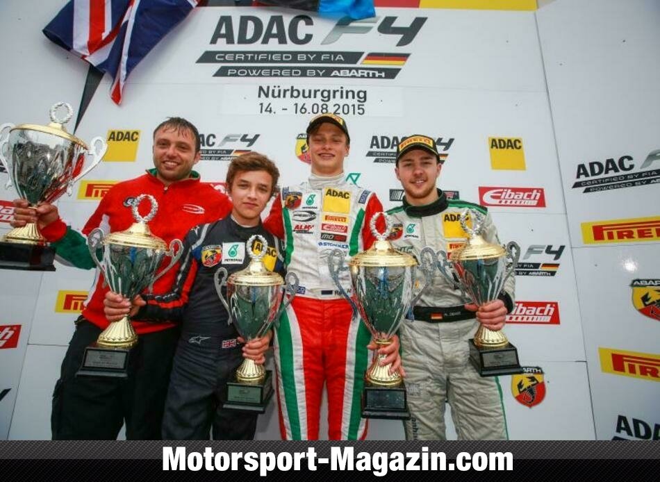 Erster Sieg für Ralf Aron - ADAC Formel 4
